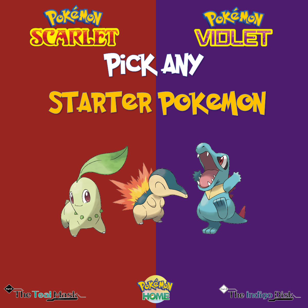 Pokemon Starters Gen 2