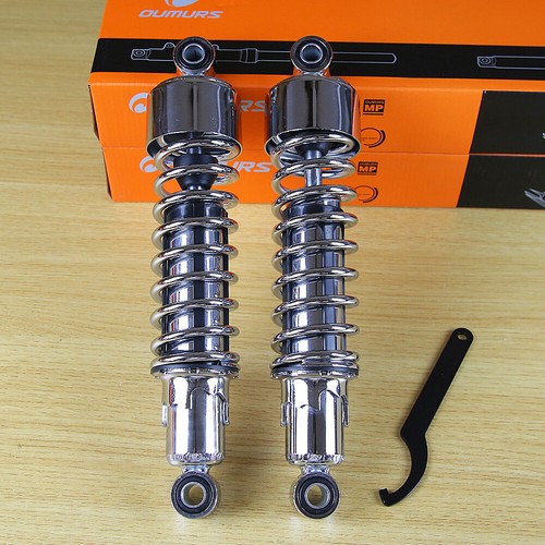 Pair Rear Shocks Absorber For Harley Sportster 1200 883 Dyna Low Rider ...