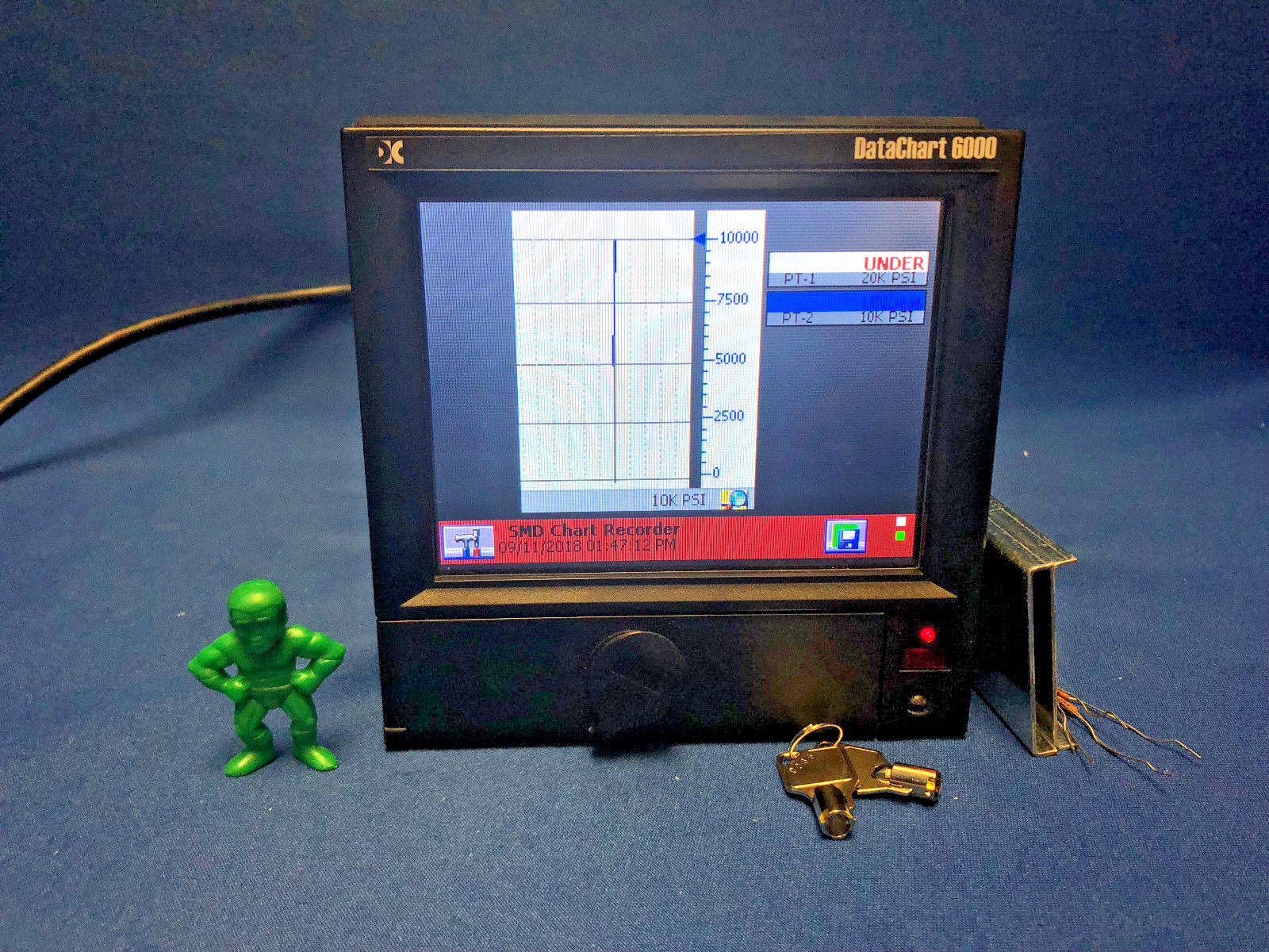 Monarch Instruments DC6-1-06-1-0-0-1-0 Data Chart 6000 100-240 VAC 35VA ...