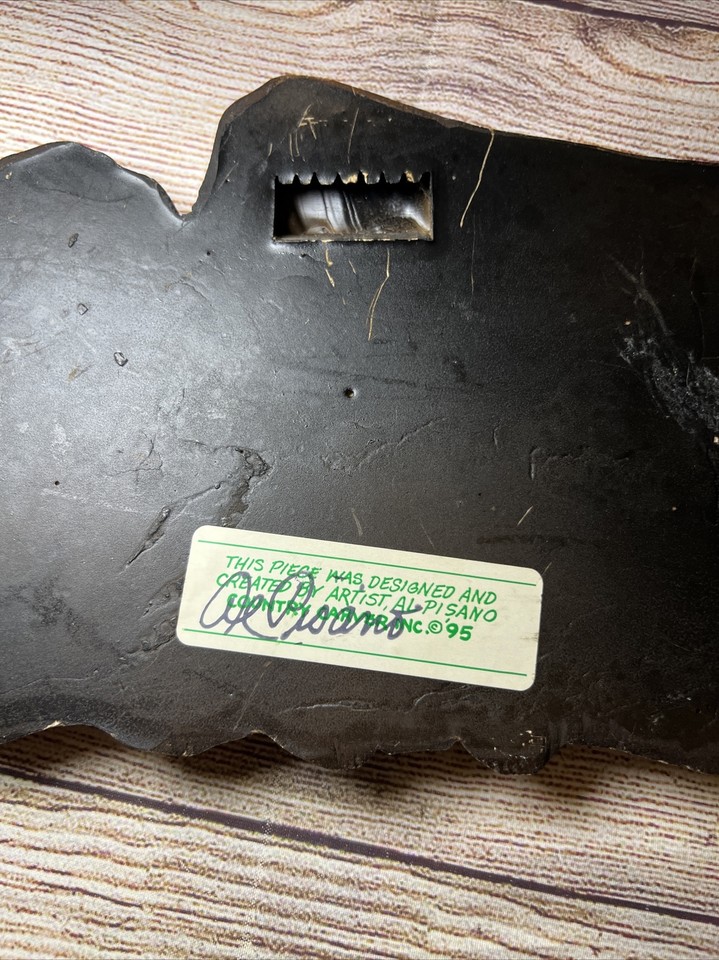 Christmas Wooden Angel Vintage Al Pisano Country Carver 1995 Hand ...