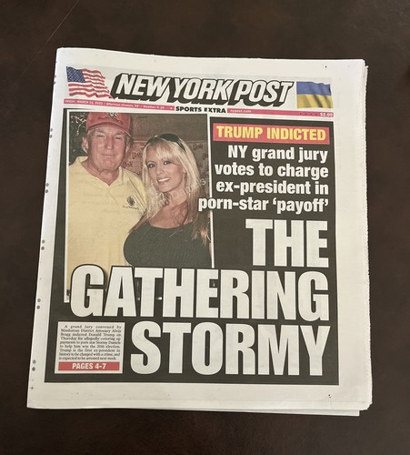 New York Post Donald Trump And Stormy Daniels | eBay