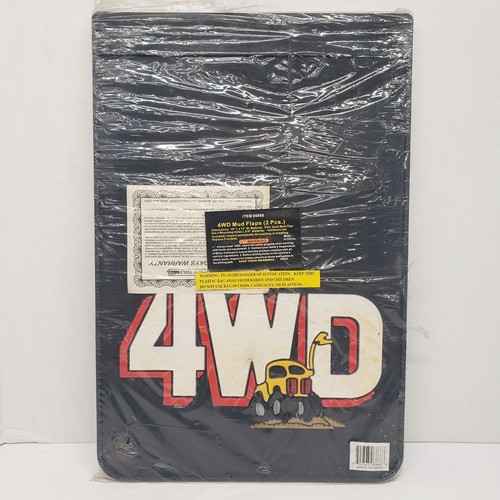NOS VINTAGE SET OF MUD FLAPS 18"x12" 4wd Chevy Blazer, Ford Bronco, GMC ...