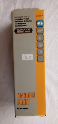 Husqvarna Outdoor Factory Parts Mandrel Shaft PN 137646 or 577 52 26-01 ...