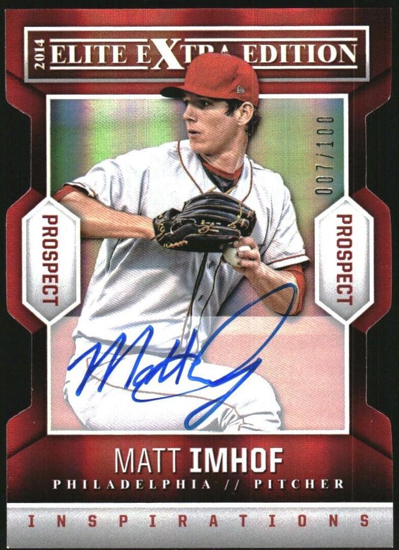 2014 Panini Elite Extra Edition - Prospects Matt Imhof #78 Inspirations ...