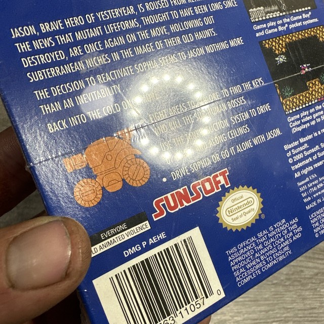 Blaster Master: Enemy Below (Nintendo Game Boy Color, 2000) for sale ...