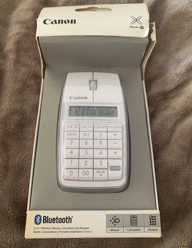 Canon Bluetooth Mark I M Wireless Mouse w/ Calculator & Keypad - NEW in ...