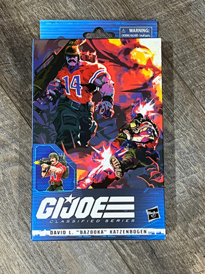 GI JOE CLASSIFIED SERIES *DAVID "BAZOOKA" KATZENBOGEN* COMPLETE FIGURE ...