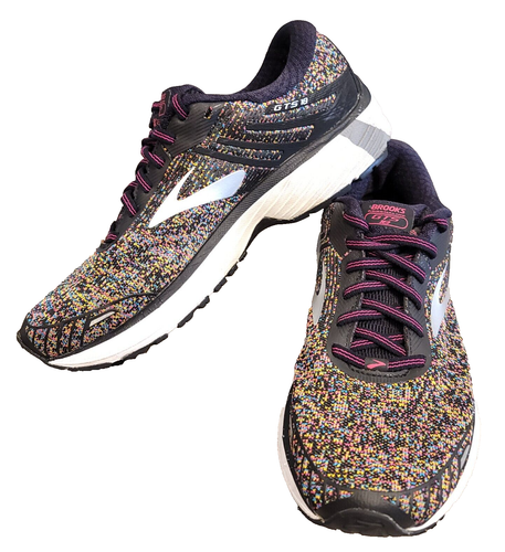 Brooks Women's Adrenaline GTS 18 1202681B687 Black Rainbow Running ...