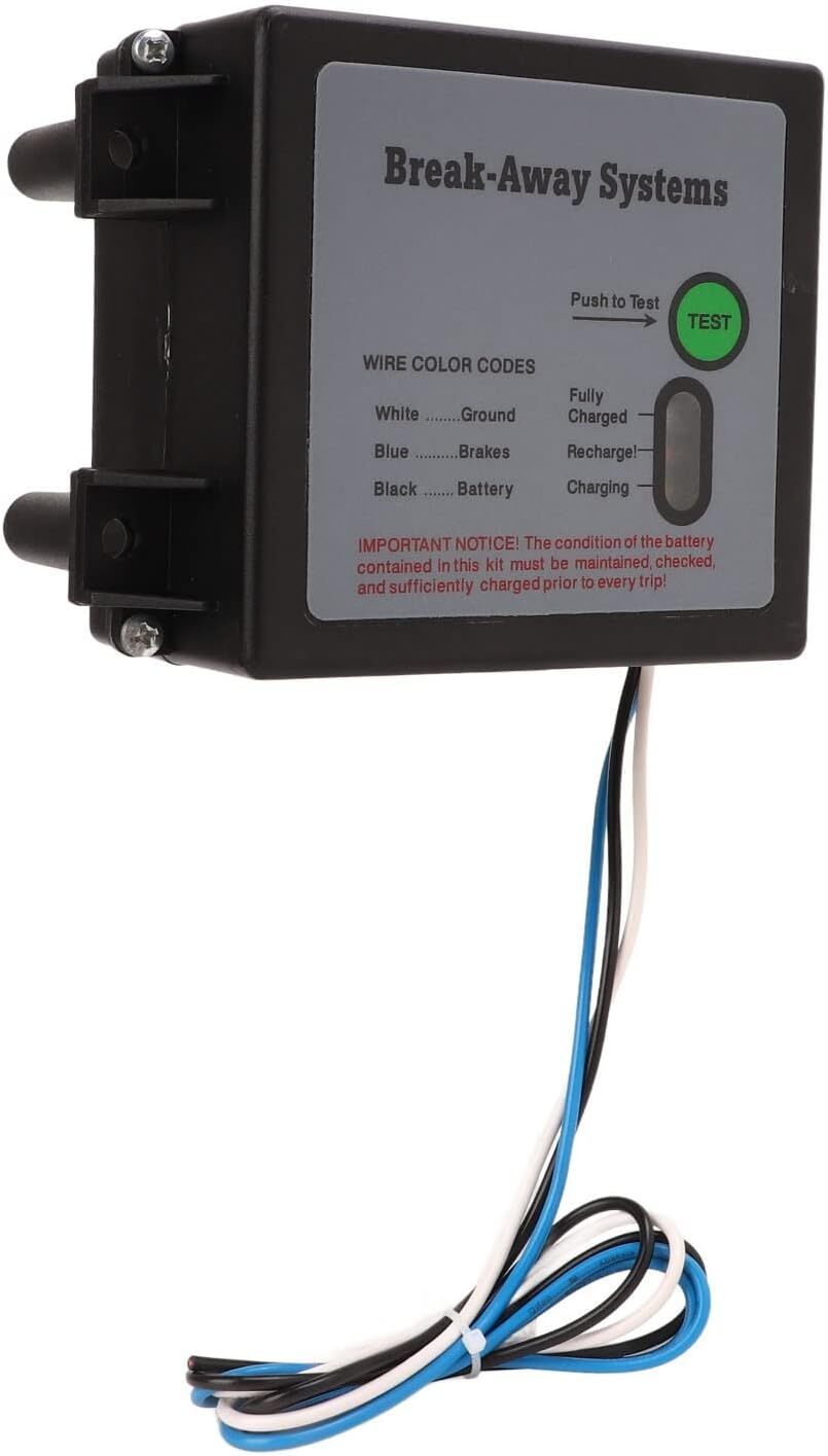 Trailer Brakes Breakaway Kit, Universal 12V LED Test Break Away System ...