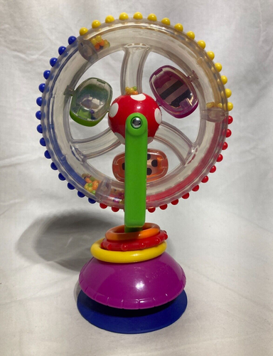 Sassy Baby Inc. Wonder Wheel Spinning Plastic Suction Cup Play Baby Toy ...
