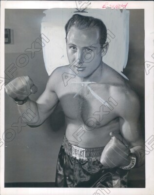 1949 Italian American Boxer Charley Fusari Press Photo | eBay