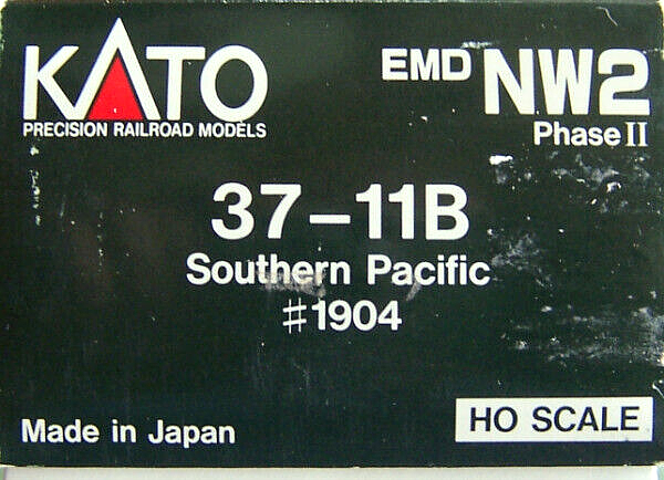 HO KATO 37-11B SOUTHERN PACIFIC EMD NW2 Diesel Switcher Locomotive ...