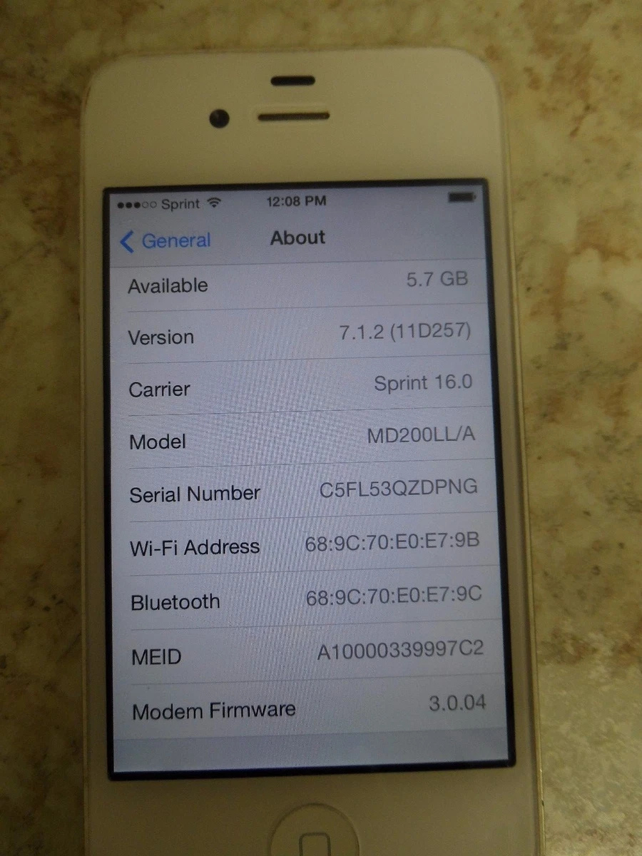 Sprint Iphone 4 User Manual