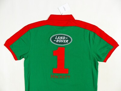 NEW HACKETT LONDON TAILORED FIT LAND ROVER _ MEN'S BRITISH POLO DAY ...