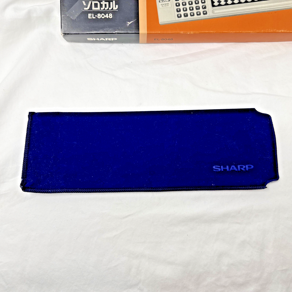 SHARP ELSI MATE EL-8048 Calculator w/Abacus, Orig. Box & Sleeve ...