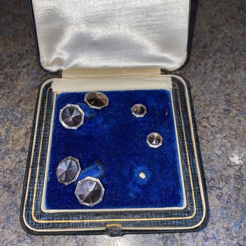 Carlton Evening Set, Kum-a-Part art deco cufflinks, 1920's, ladies cuff ...