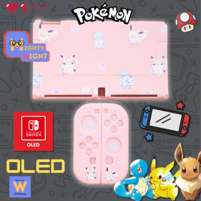 Nintendo Switch/OLED: Pokémon Pikachu & Friends [Ditto] Custom Shell U ...