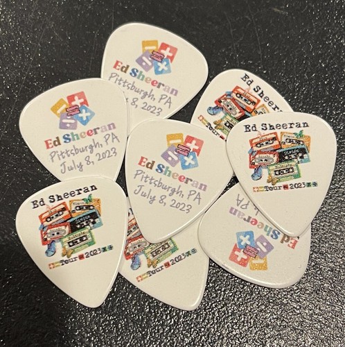 Ed Sheeran Collectible Guitar Pick Pittsburgh Stadium Concert On July ...