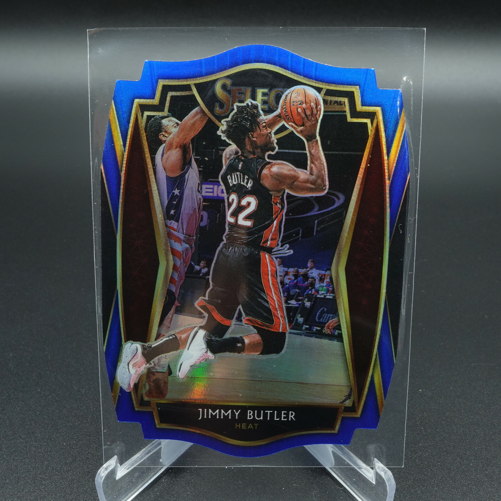 2020-21 NBA PANINI SELECT JIMMY BUTLER PREMIER BLUE PRIZM DIE-CUT CARD ...