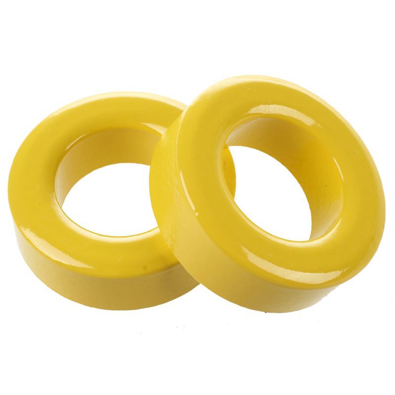 2 pieces 33 mm x 19 mm x 11 mm yellow iron core ferrite ring ring coil ...