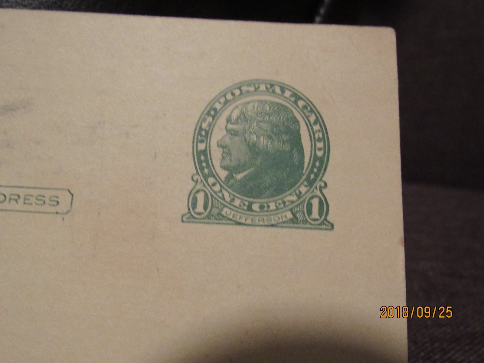 A real 1 cent penny post card and a 2 cent post card also | eBay