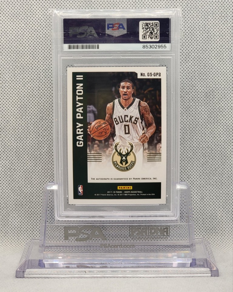 2017 -18 Panini Hoops #GS-GP2 Gary Payton II Auto Autograph PSA DNA | eBay