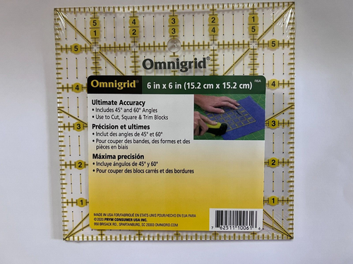 Omnigrid 6" x 6" square quilt ruler Orig. $13.99 | eBay