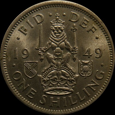 Great Britain One Shilling 1949 coin United Kingdom condition | eBay
