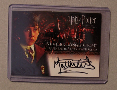 Harry Potter-Matthew Lewis-Neville Longbottom-POA-Movie-Signature ...