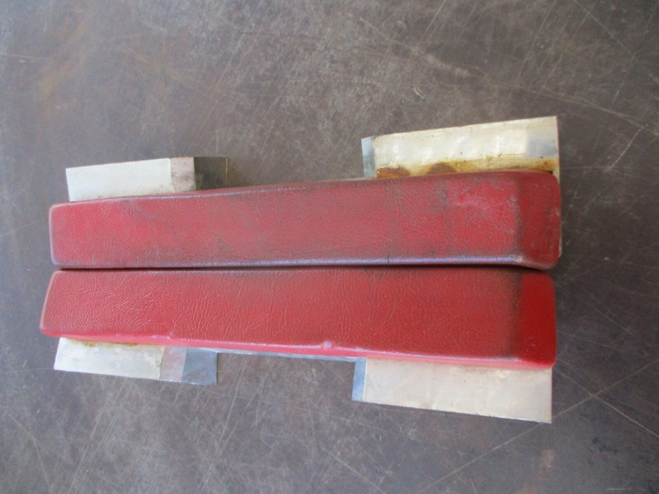 1964-1968 Ford Mustang Pony Red Door Arm Rests w/ Bases | Genuine OEM ...