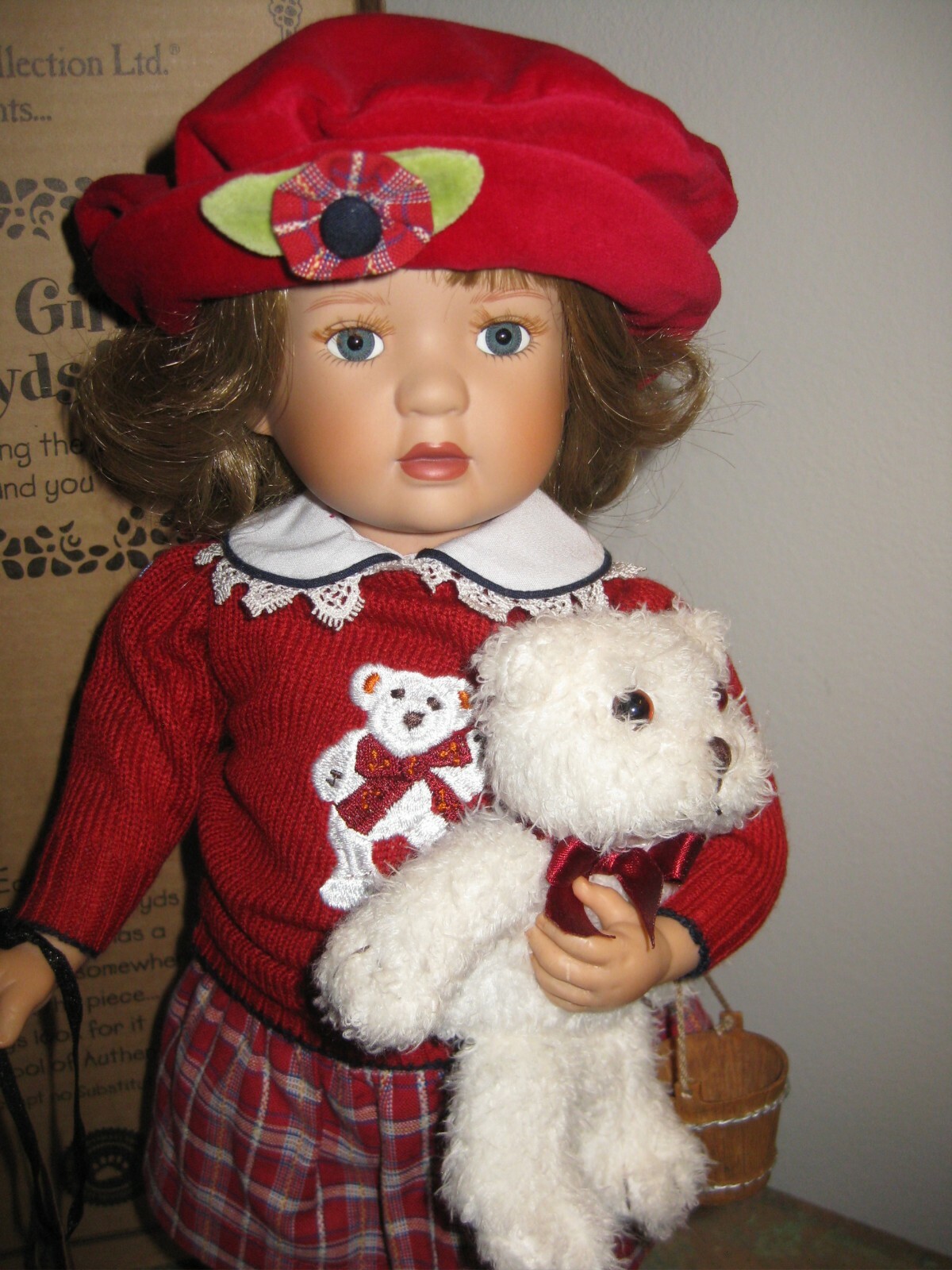 Boyds Doll "Jill" 4701V Bear and Pail - Little Girls and Boyds Doll ...