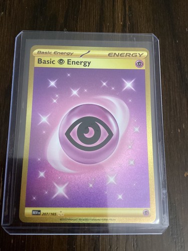 Basic Psychic Energy Hyper Secret Rare 207/165 151 Scarlet Violet ...
