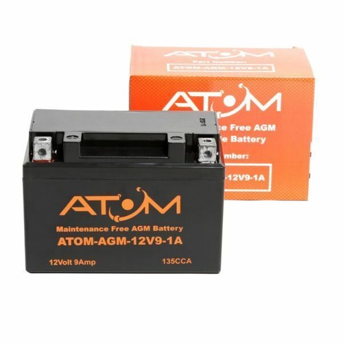 YTX9-BS Atom Gel Motorradbatterie 12V 9Ah - Benelli Velvet 125 2000 ...