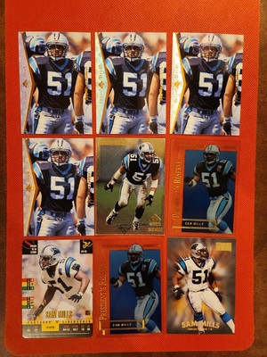 Sam Mills HOF NICE 9 CARD LOT Carolina Panthers | eBay
