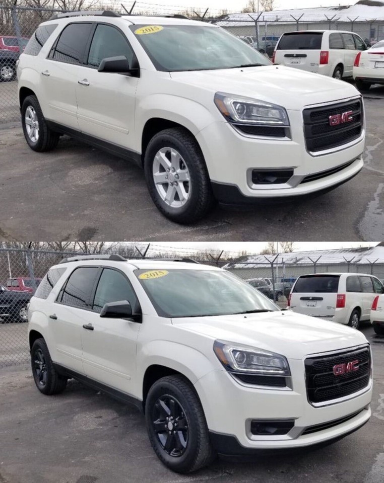 One Black 2014-2015 GMC Acadia Wheel Skin 18" GMC Acadia Wheel Cover | eBay