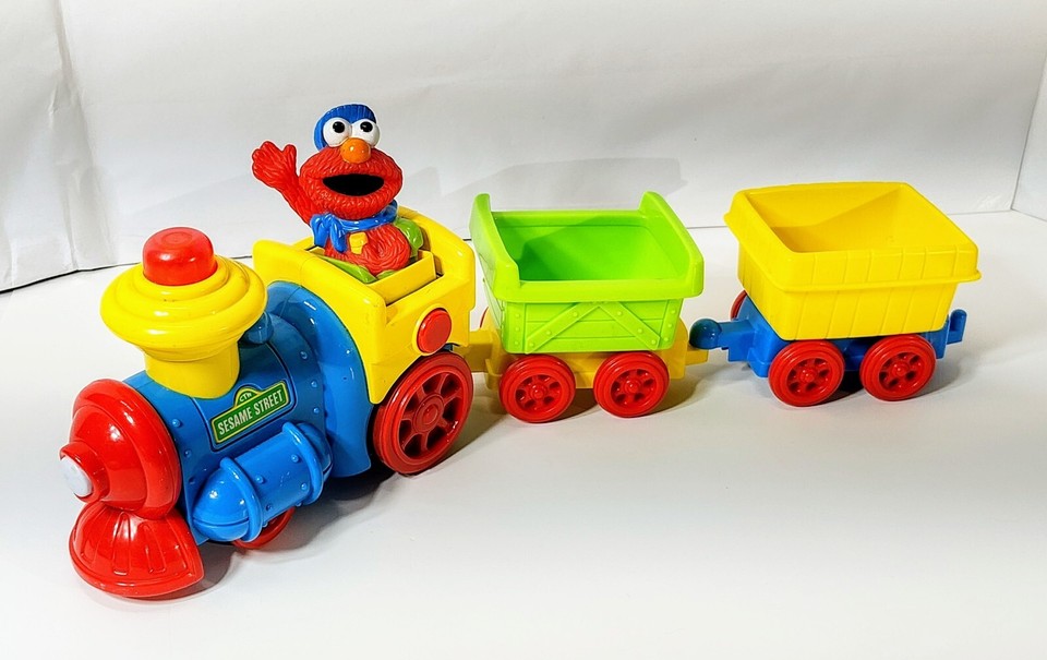 Vintage Elmo Express Train Engine Tyco Sesame Street 1997 | eBay