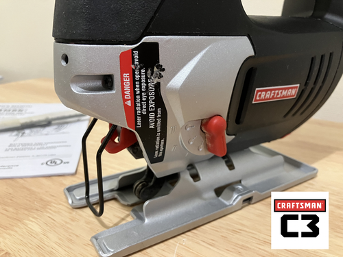 CRAFTSMAN C3 JIGSAW – MODEL 315.115690 – LASER LINE – ORIGINAL BLADES ...