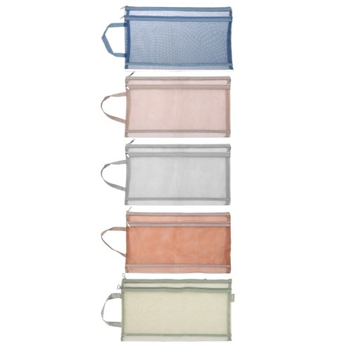 Mesh Pouch Exam Storage Bags School Office Supplies File Pocket | eBay