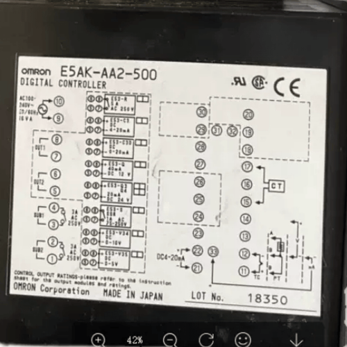 Omron E5AK-AA2-500 Processor/Controller for sale online | eBay