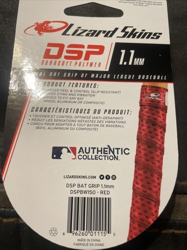 Lizard Skins 1.1mm Replacement Baseball Bat Grip Cushioned Slip ...