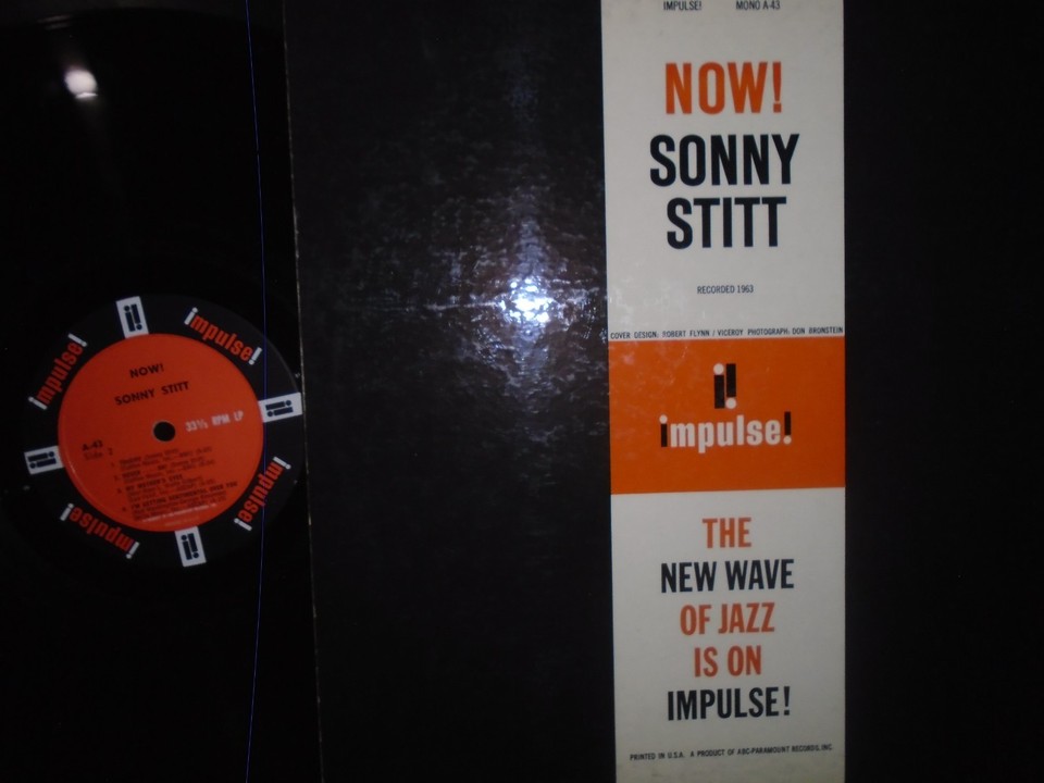 SONNY STITT NOW IMPULSE 43 ORANGE AND BLACK LABEL GATEFOLD VAN GELDER ...