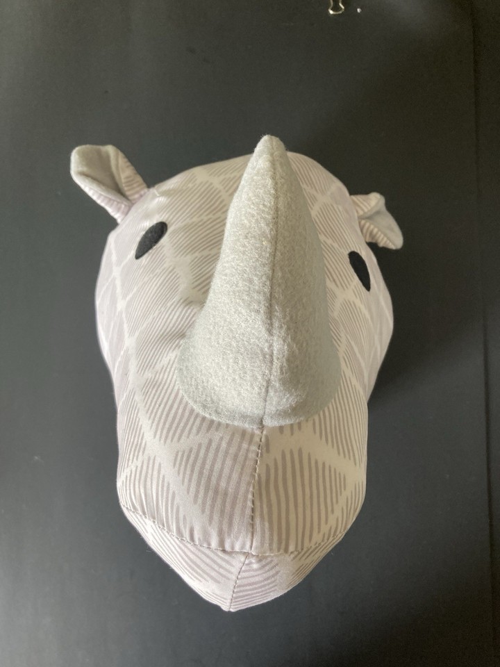 Rhinoceros Wall Hanging Stuffed Head For Child’s Room | eBay