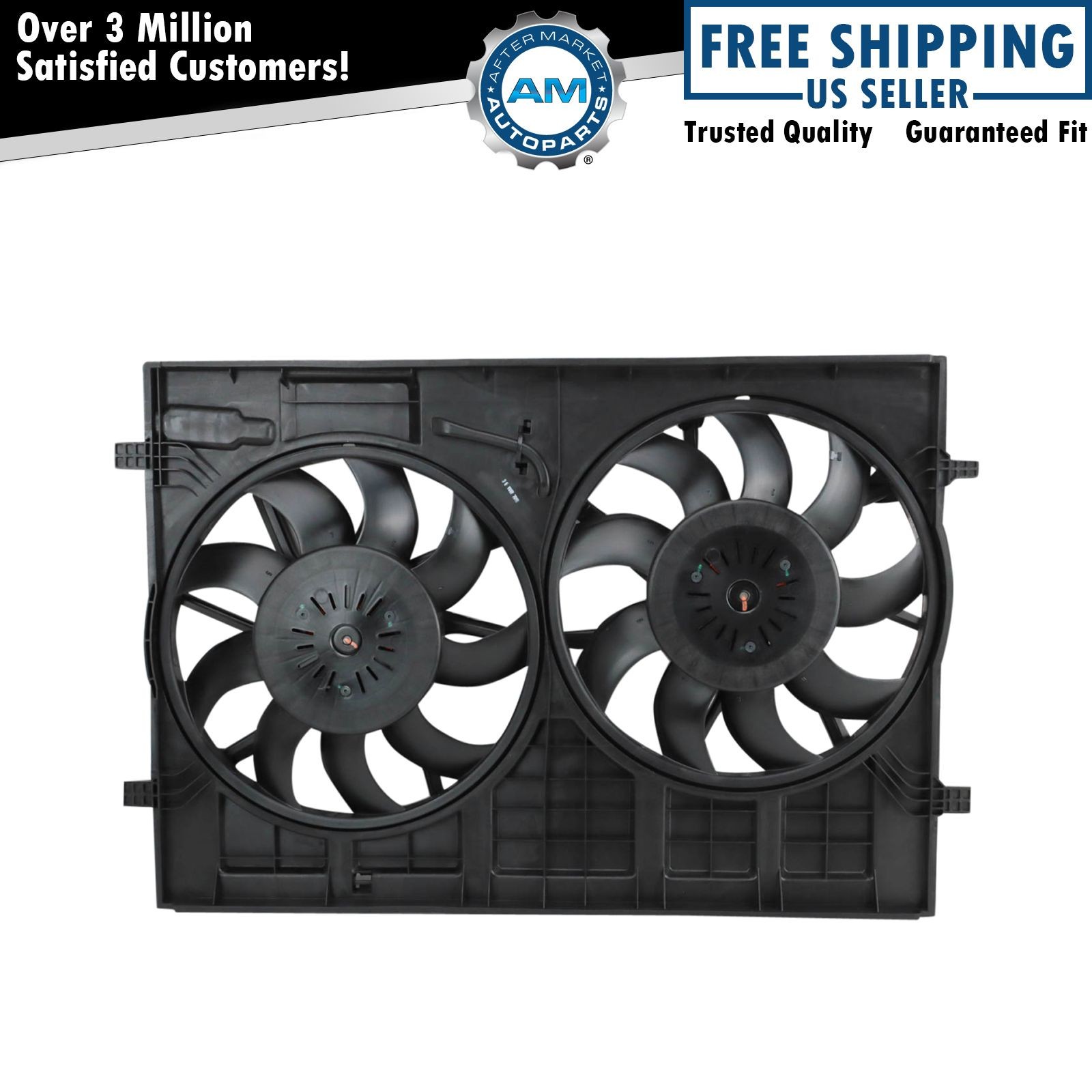 Radiator Cooling Fan Assembly For 2018-2021 VW Atlas 2020-2021 Atlas ...