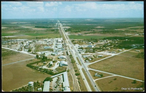 PRINCETON FL FLORIDA Vintage Aerial View Postcard | eBay