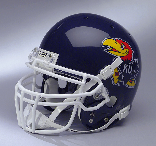 KANSAS JAYHAWKS NCAA Schutt XP Full Size AUTHENTIC Gameday Football ...