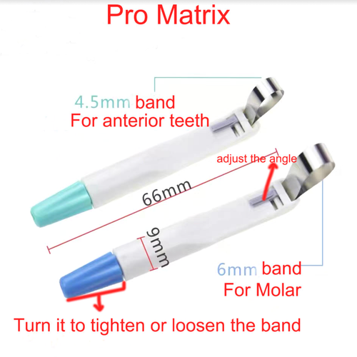 6MM + 4.5MM Metal Pro Matrix Band Molar Restoration Matrix Band | eBay