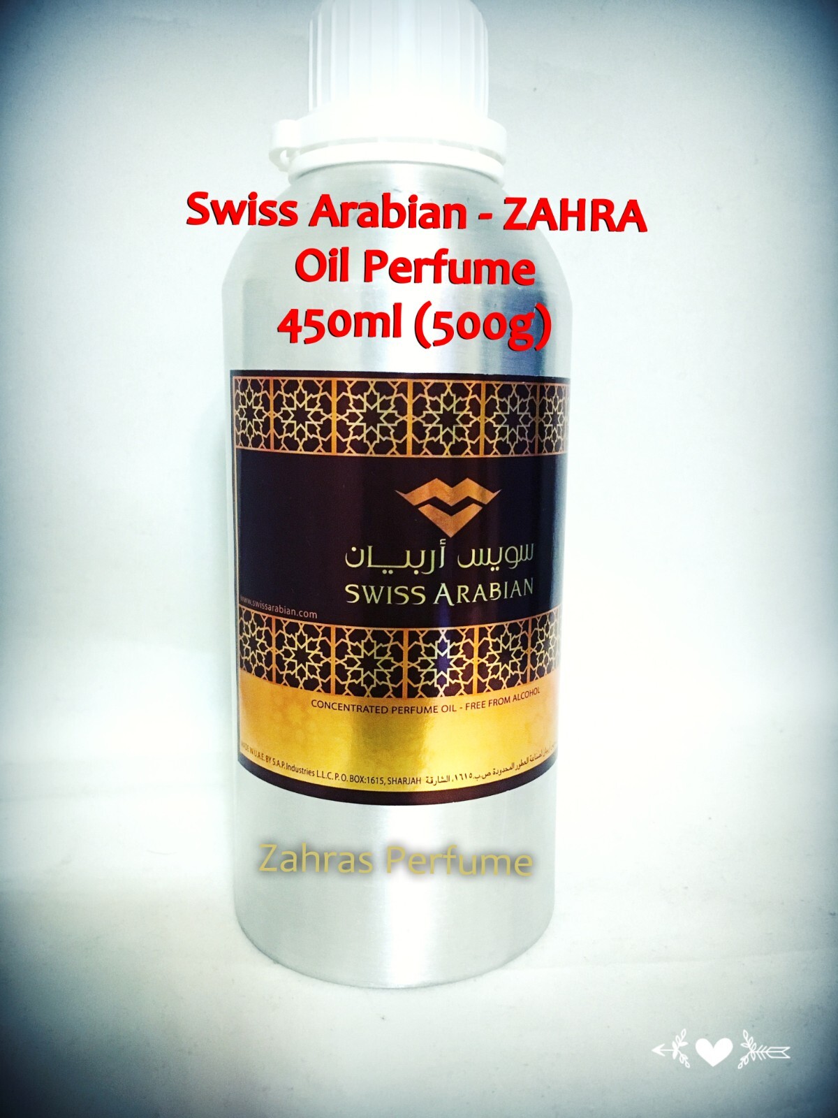 Zahra Perfume Oil Swiss Arabian – Exquisite Arabic Attar in 1ml, 3ml ...