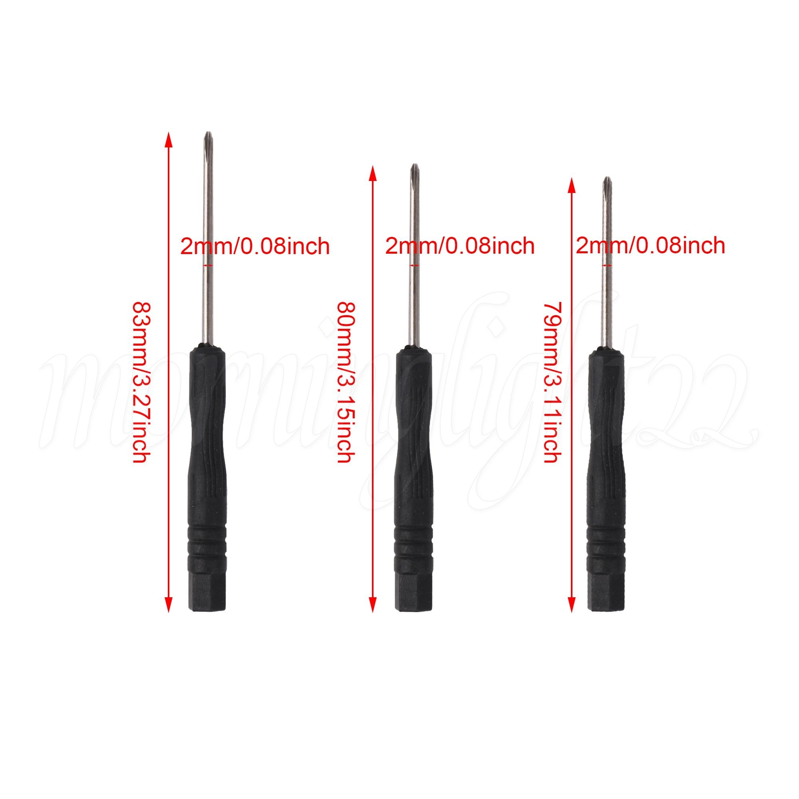 Mini Screwdriver Cross Head 2mm Dia for DIY Repair with Plastic Handle ...