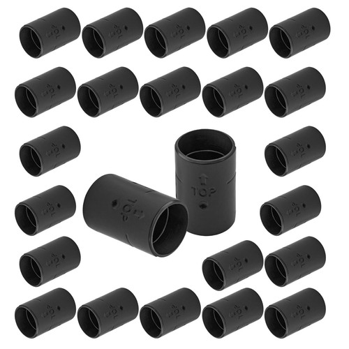 24 Pcs 1 Inch Wire Shelf Clips, Plastic Shelf Lock Clips for 1" Post ...