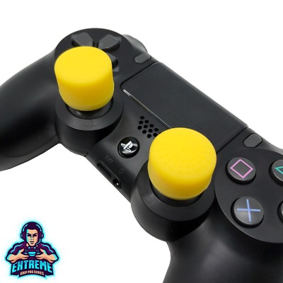 YELLOW Extenders Extreme Analog Thumb Stick Cover Grip Caps for PS4 ...